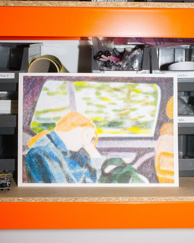 Roadtrip by Ciara Quilty-Harper - Risograph Print (A3) (Limited Editio – Hands