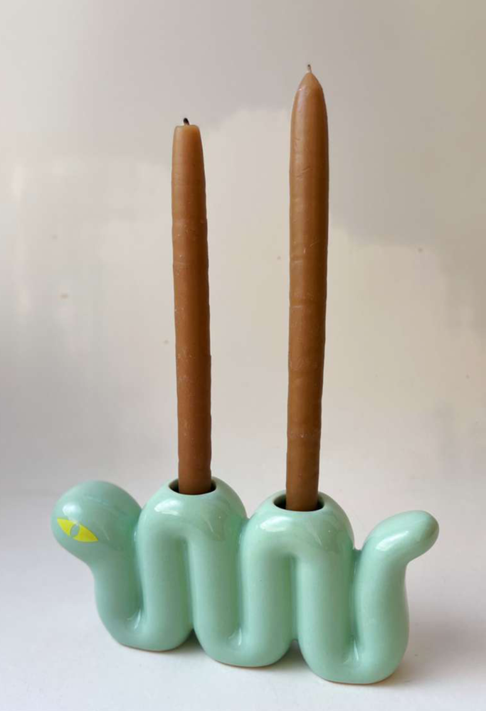 Snake Vase - Green – Hands