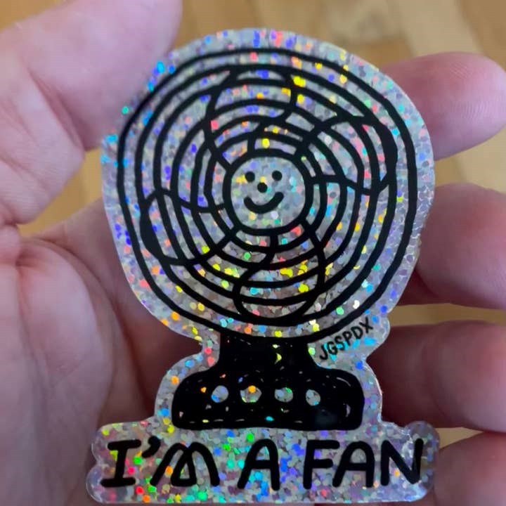 I'm a Fan Sticker – Hands