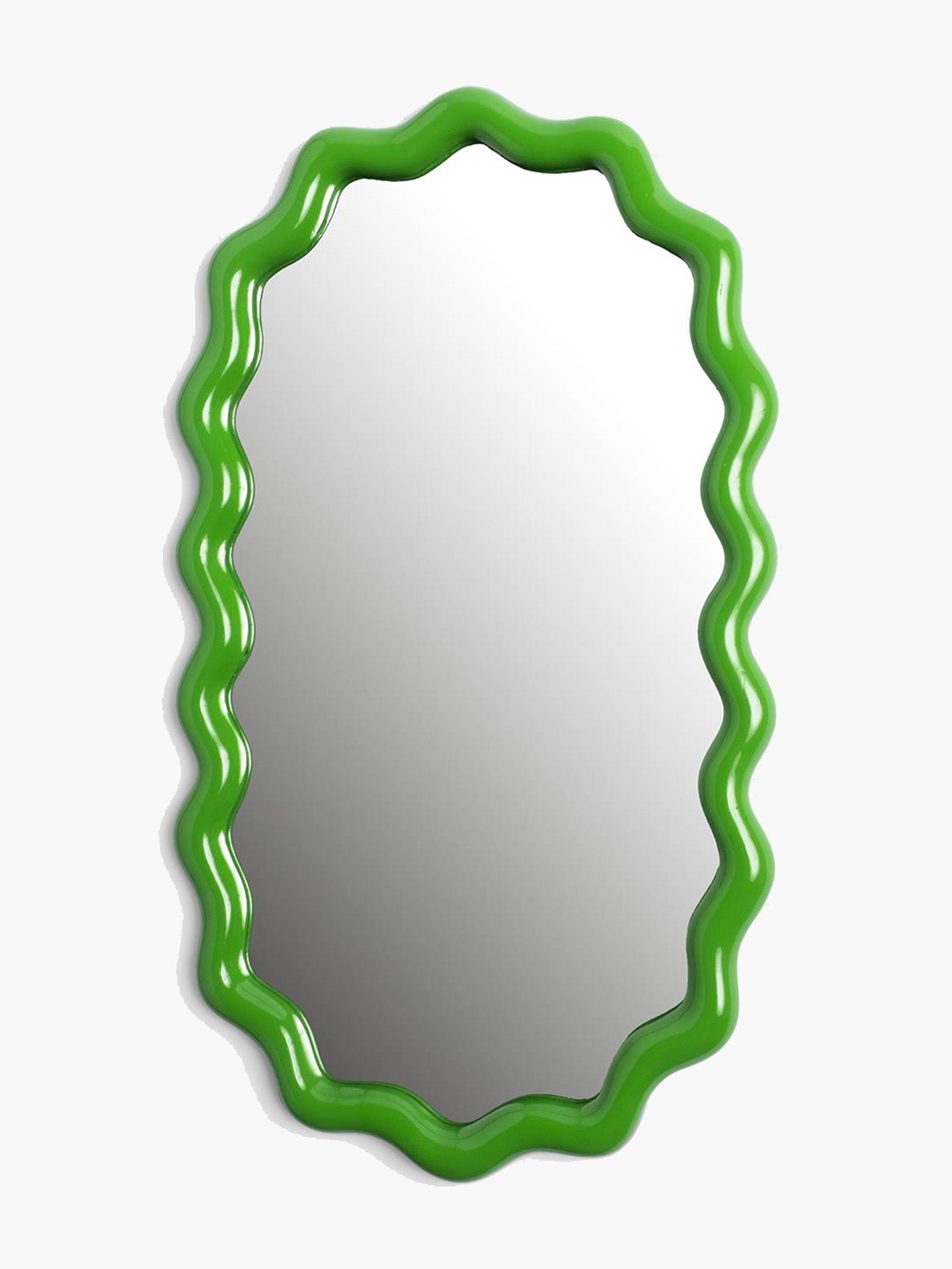 Zig Zag Mirror - Green – Hands