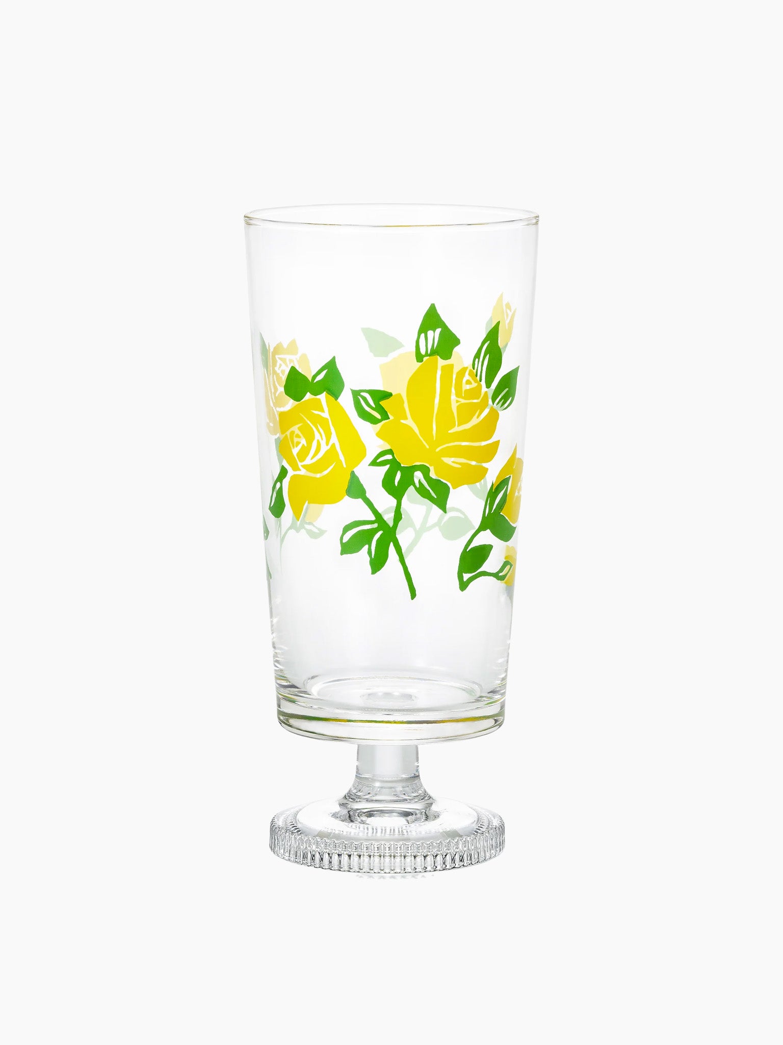 Aderia Retro Glass Tumbler with Stem - Rose – Hands