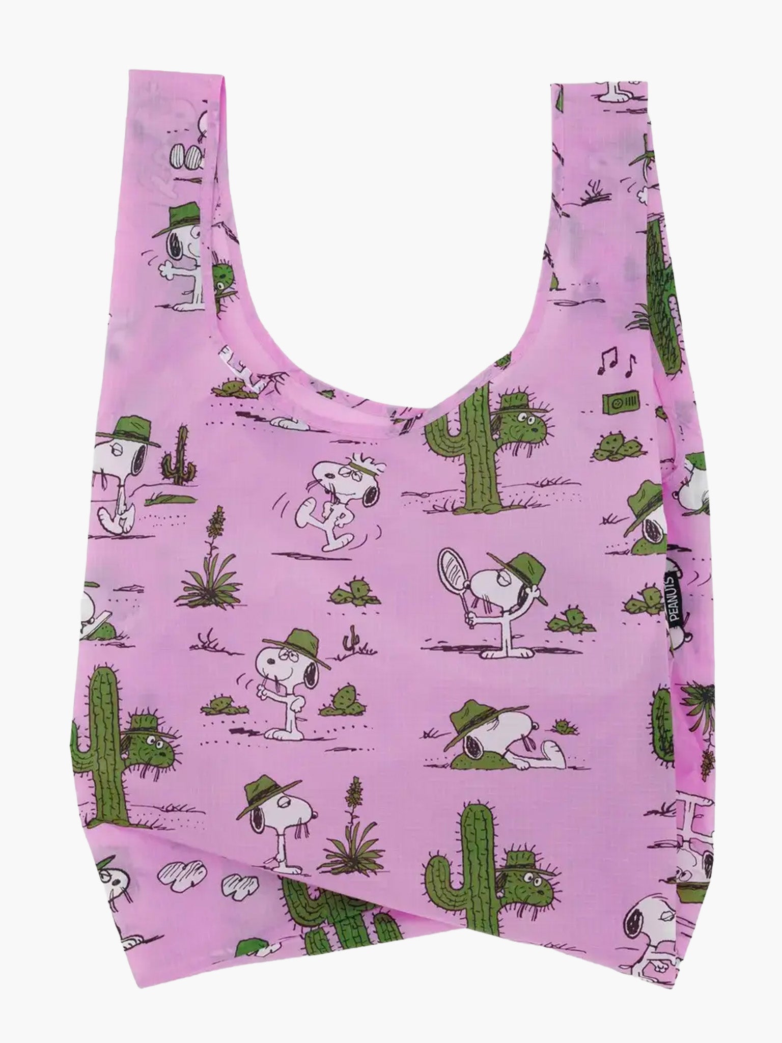Peanuts x BAGGU Standard Baggu - Pink Spike Snoopy – Hands