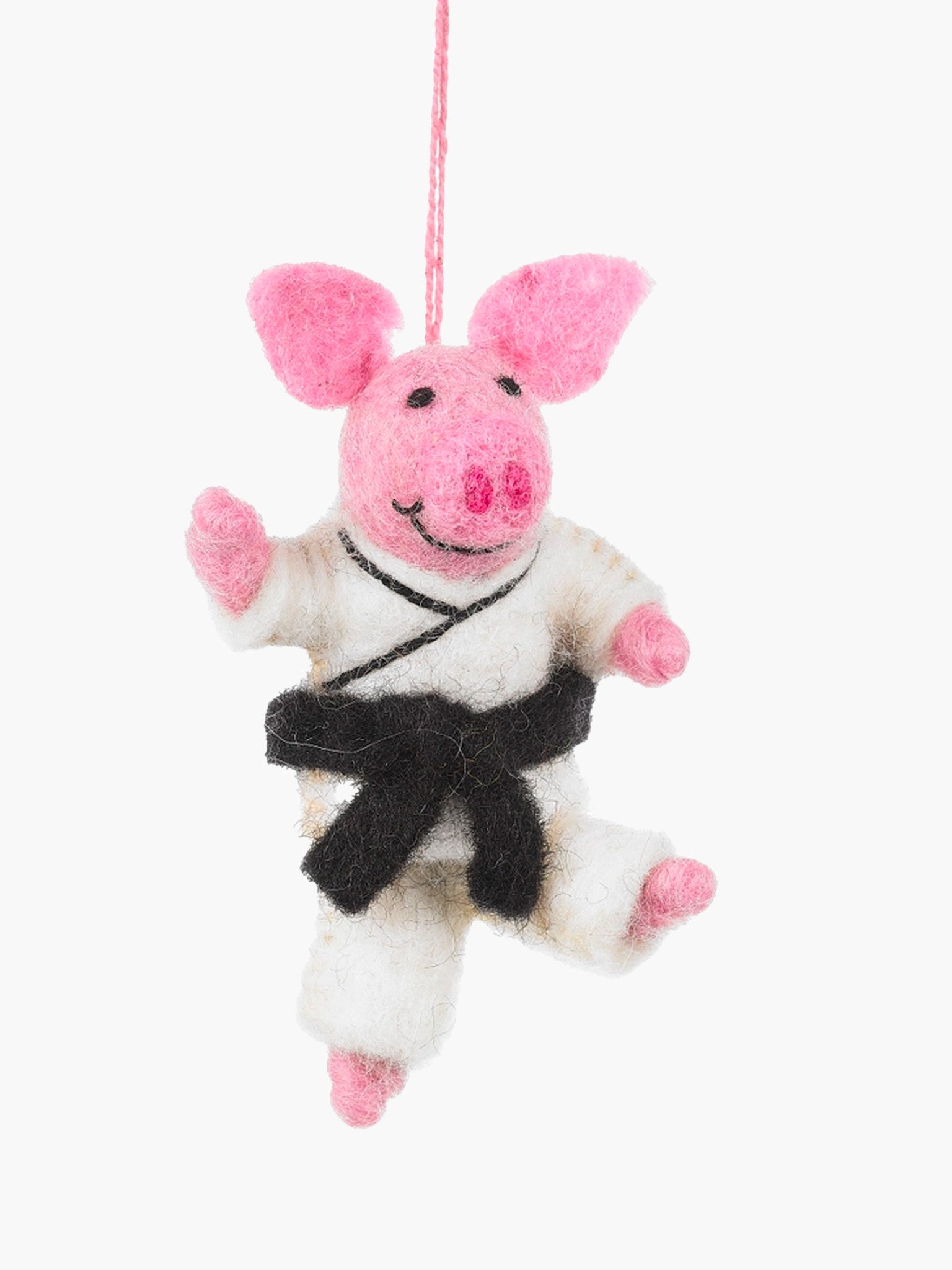 Pork Chop Karate Pig Ornament – Hands