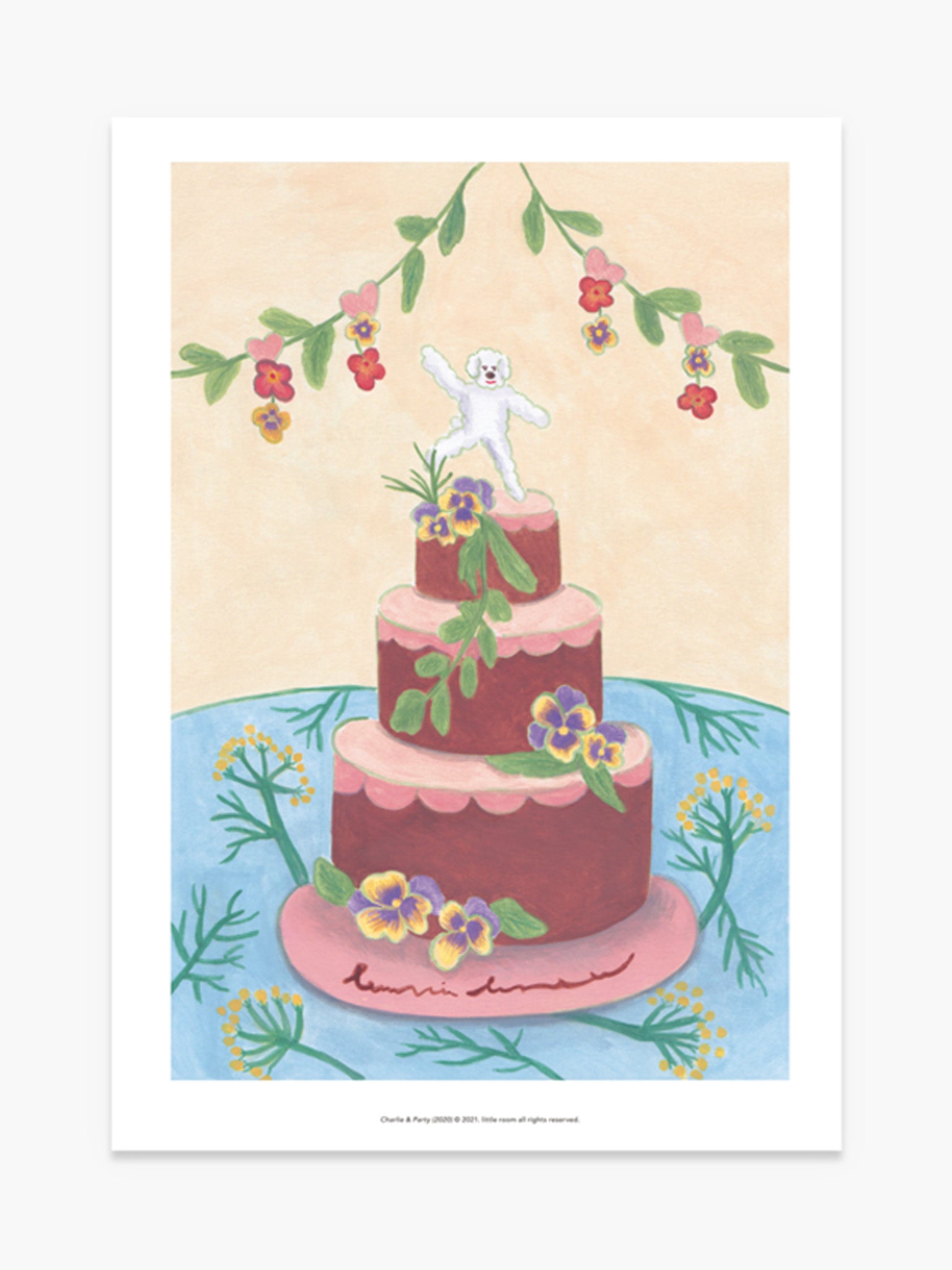 Charlie & Party Poster by little room - A3 – Hands