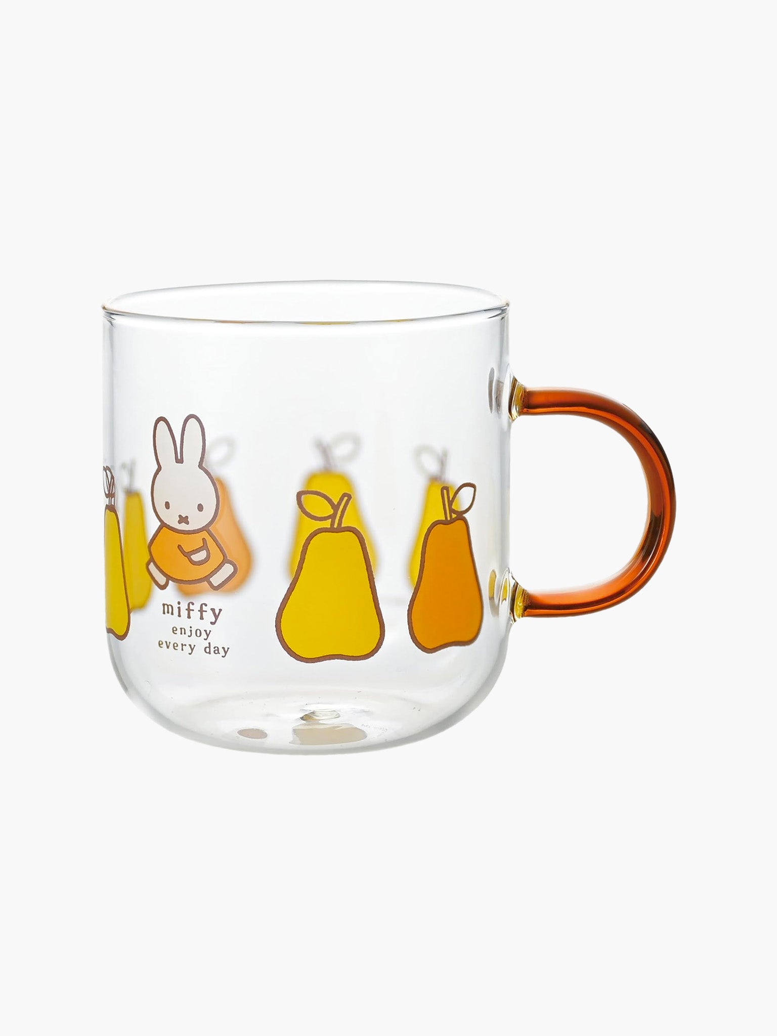 Miffy Glass Mug - Brown Pear – Hands