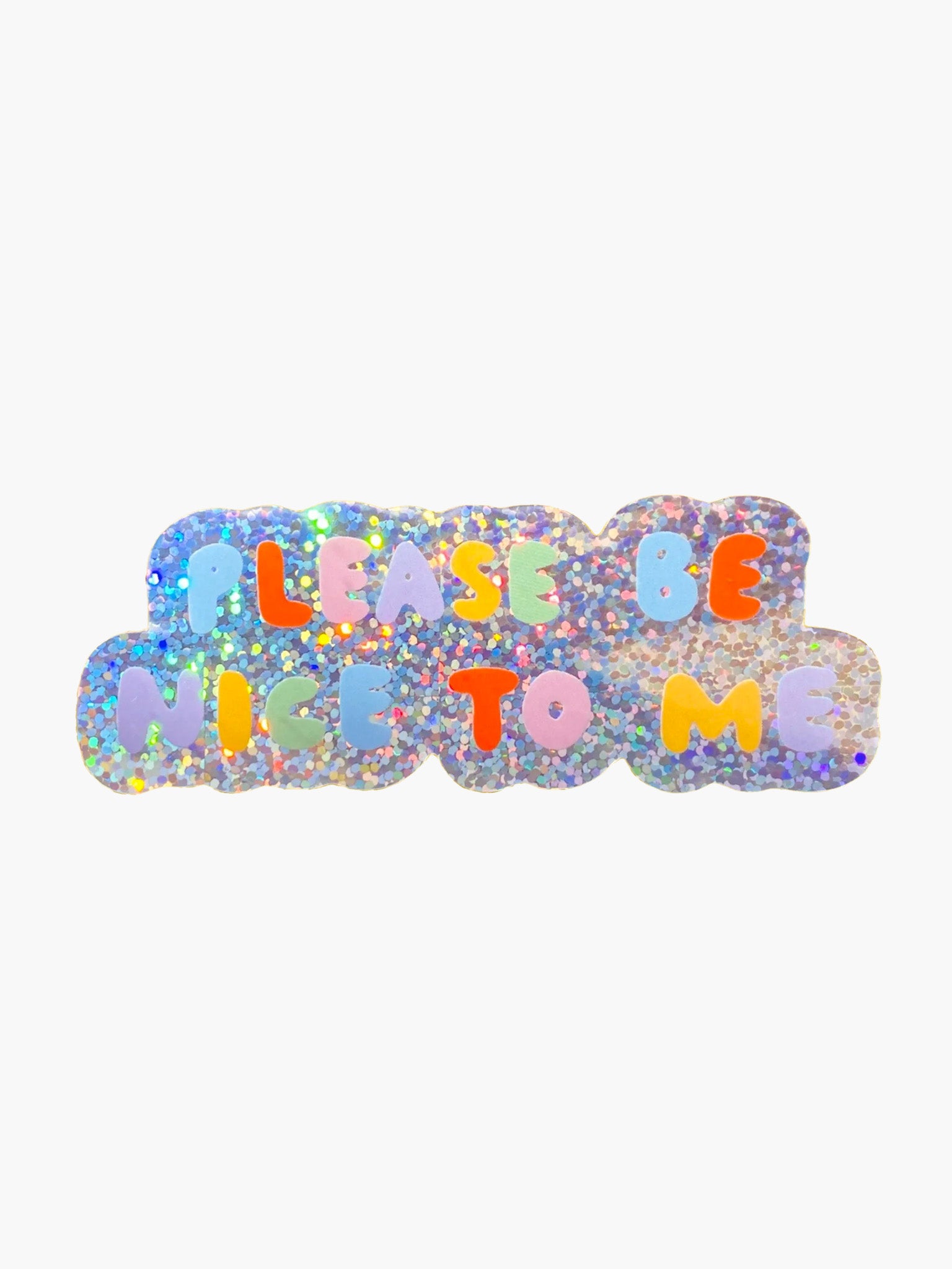 Please Be Nice To Me Sticker – Hands