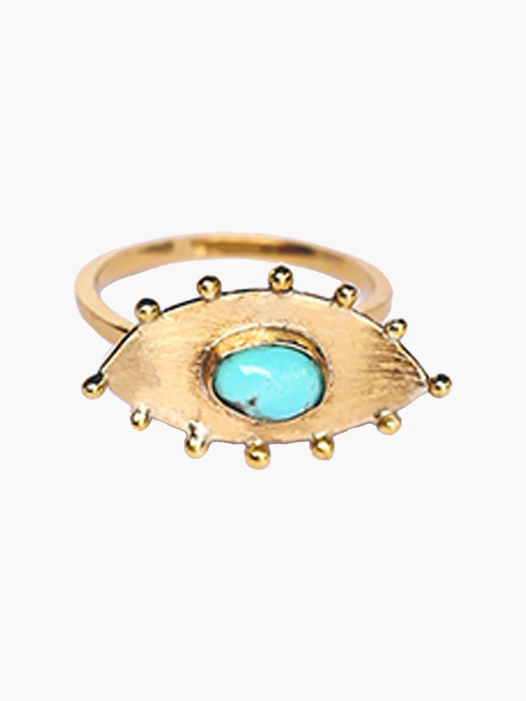 Ioleta Ring Turquoise – Hands