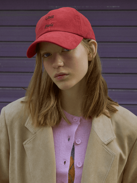 Easy-Peasy Corduroy Baseball Cap - Chilli – Hands