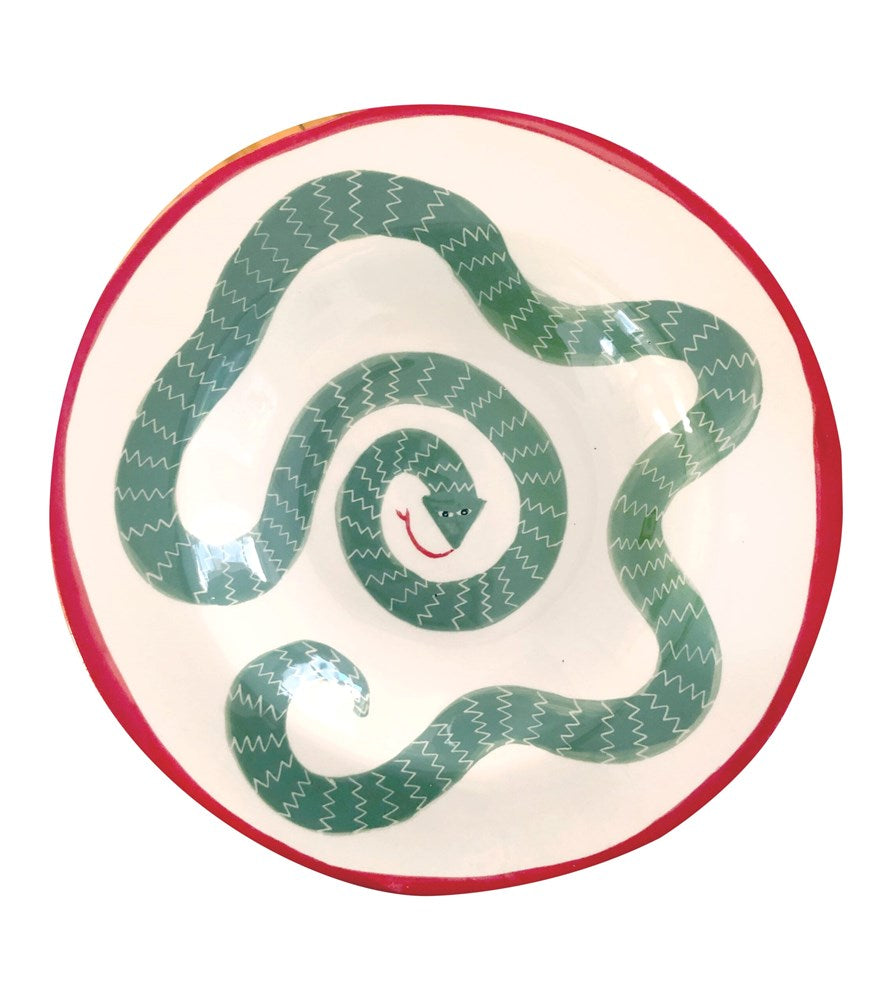 Sneaky Snake Plate (26cm) - Red – Hands