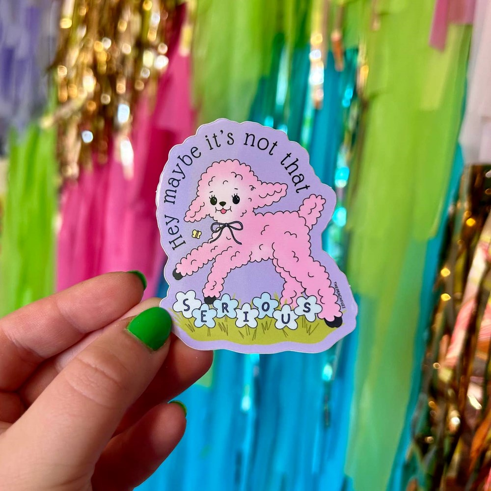 Not That Serious Sticker – Hands