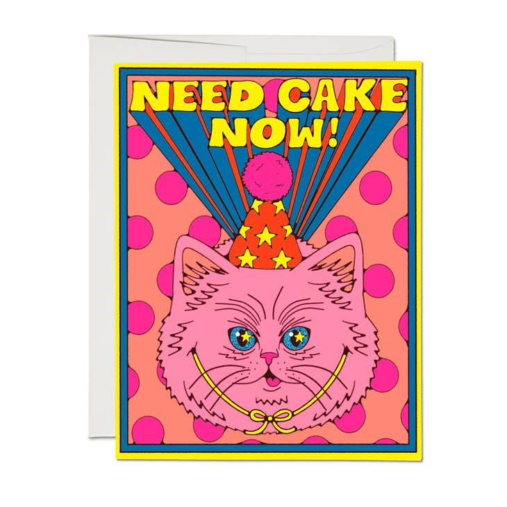 Need Cake Birthday Card – Hands