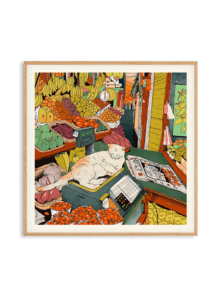 Bodega Cat by Eniko Eged (50x50cm) – Hands