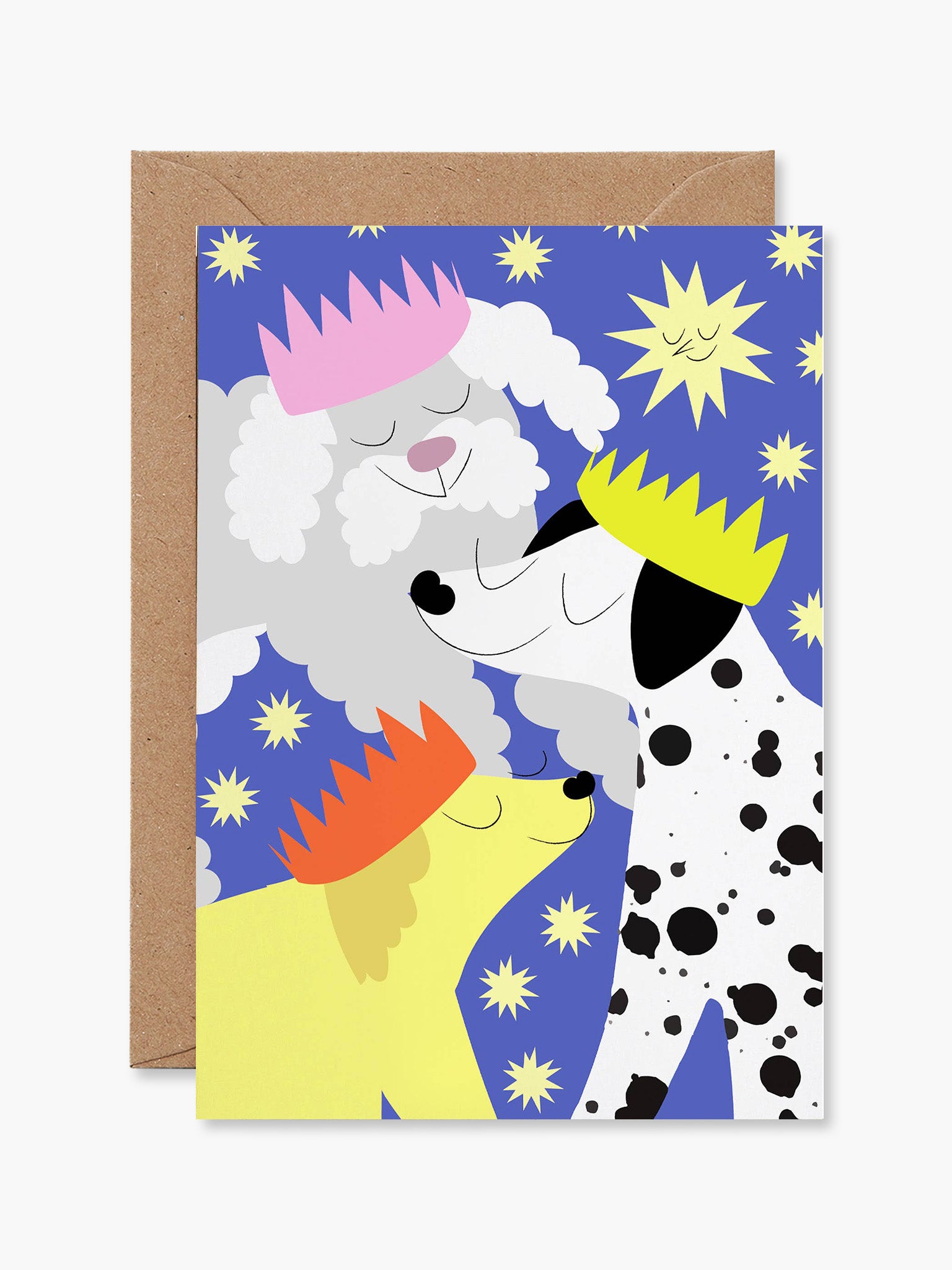 Three Wise Dogs Card – Hands