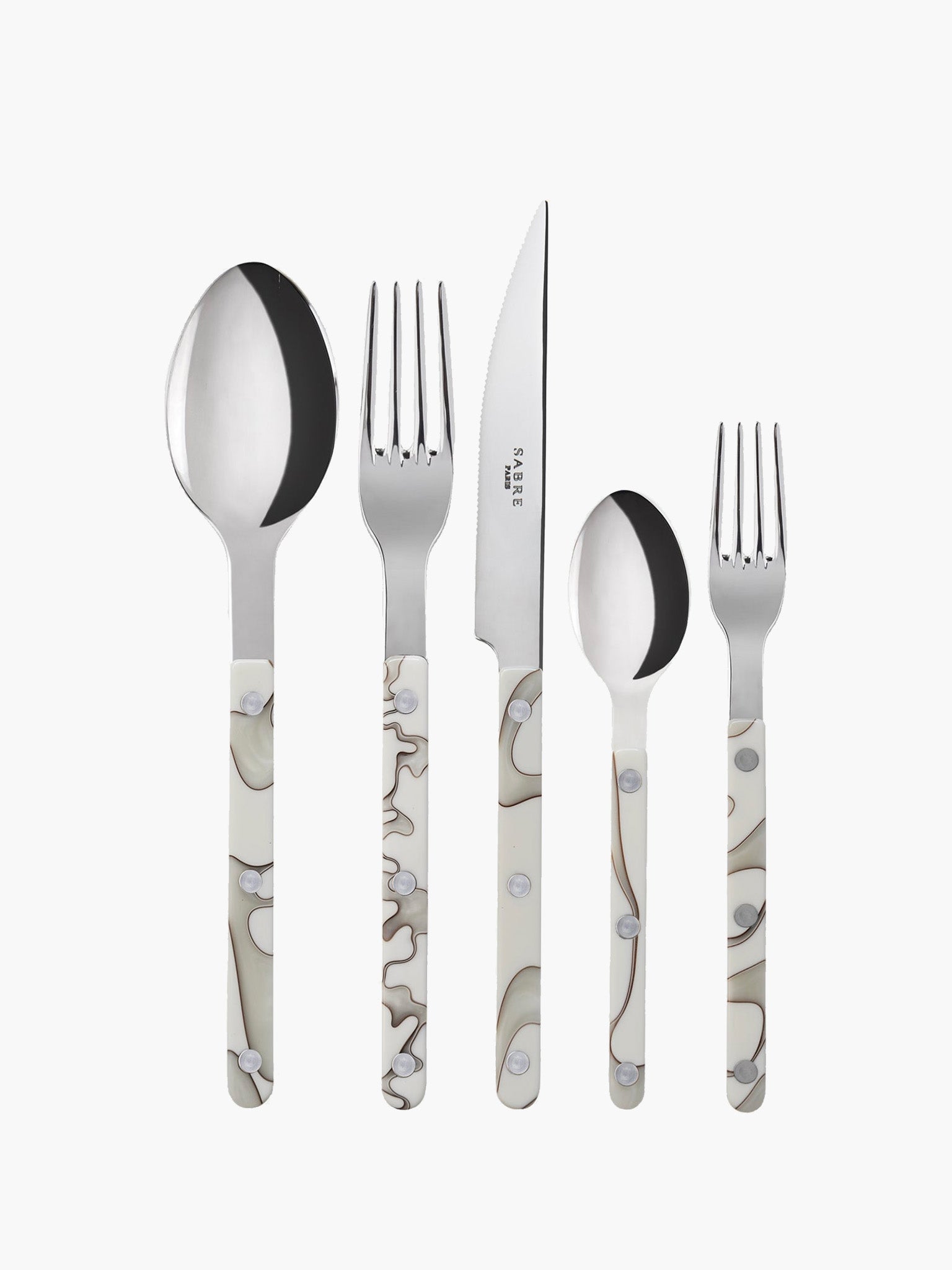 Sabre Paris Bistrot Cutlery - Dune Ivory – Hands